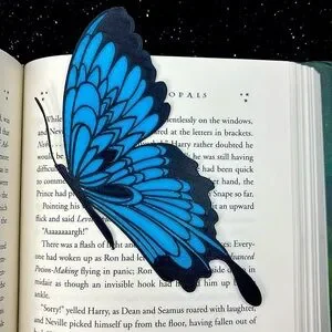 Handmade | Accents | Blue 3d Printed Butterfly Bookmark | Poshmark
